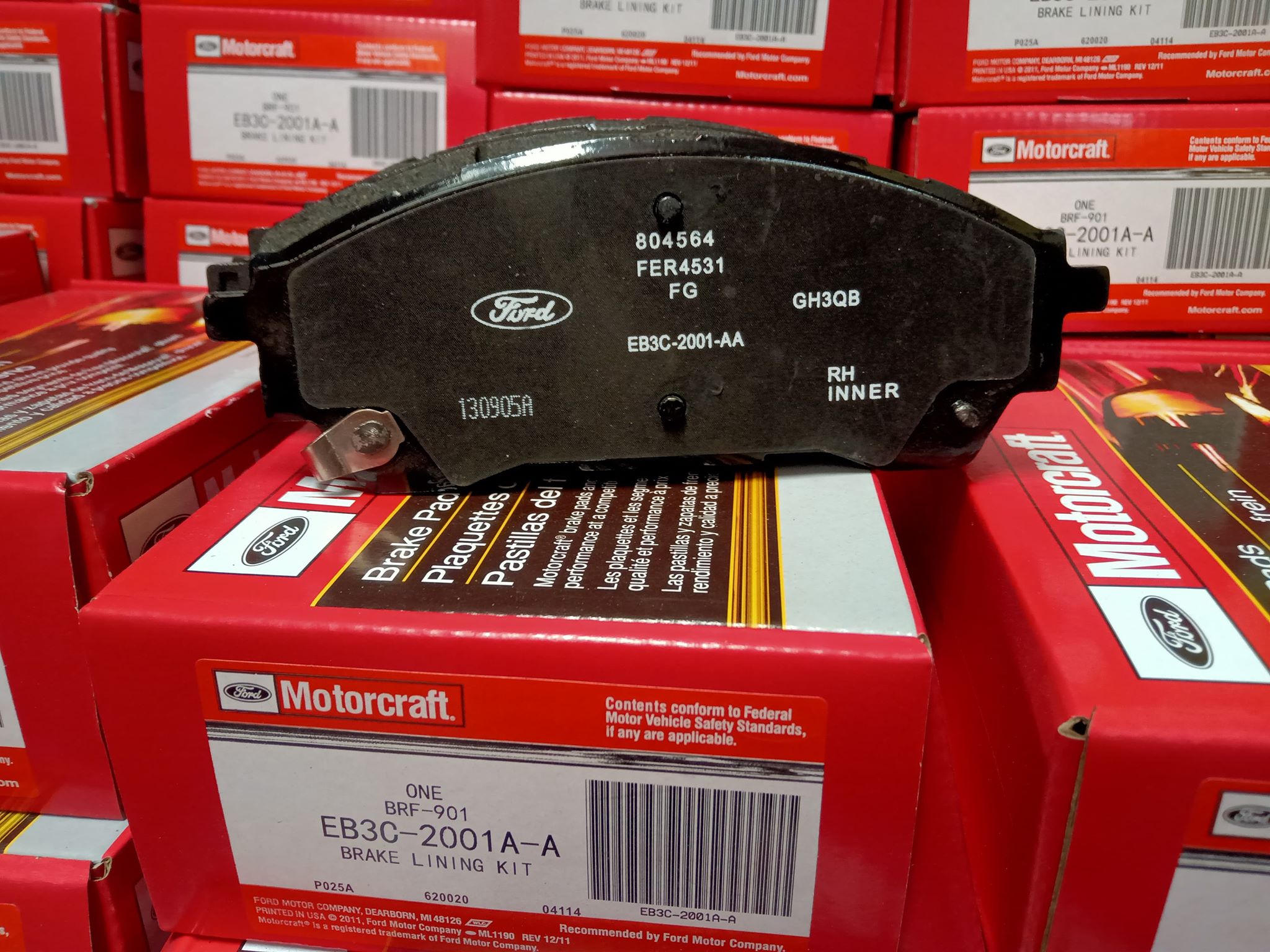 BRAKE PAD FA EB3C2001AA EVEREST 2.0T and 2.2T 2017-2020 (OEM ONLY ...
