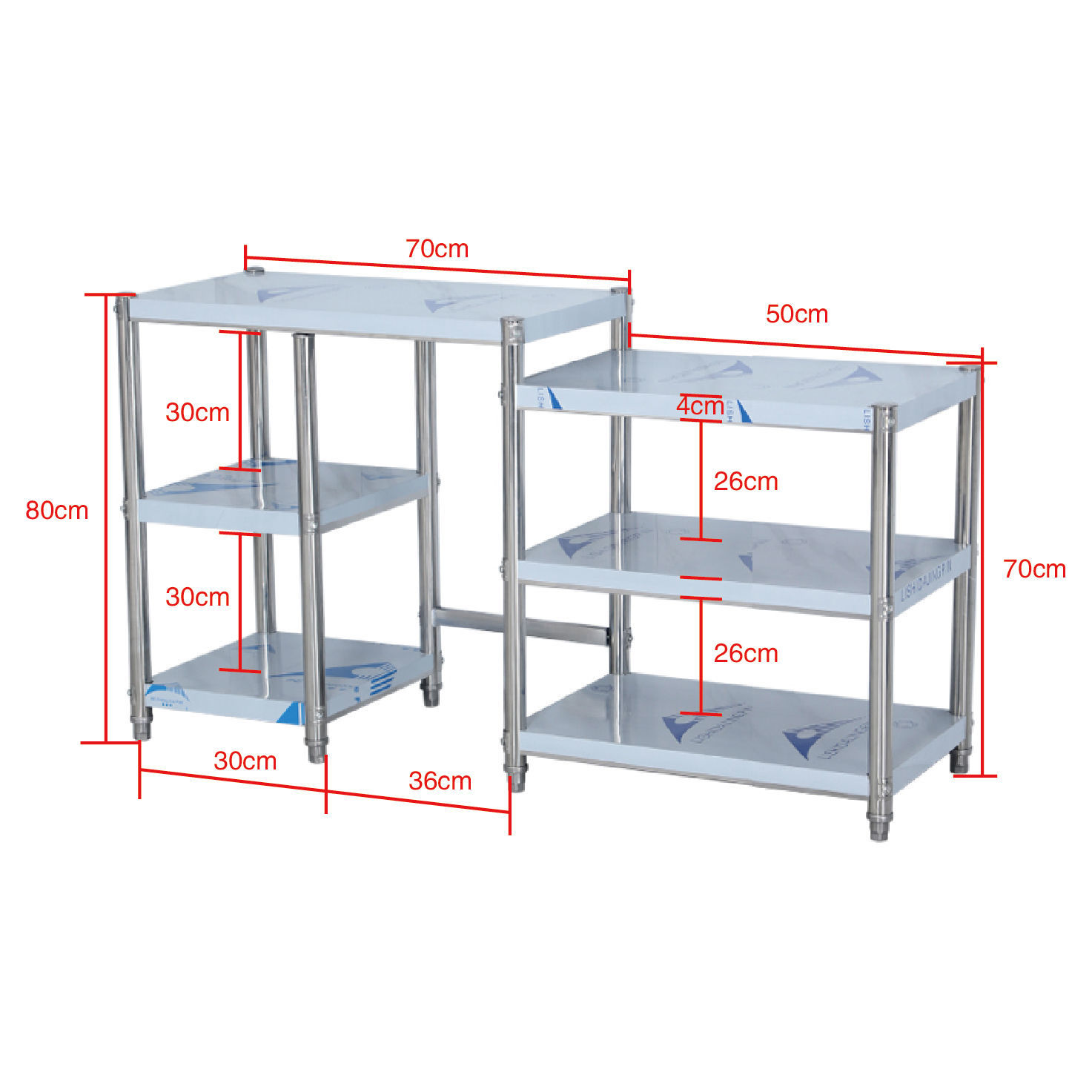 Stainless Kitchen Organizer Rack Stand Storage Stainless Steel Gas ...