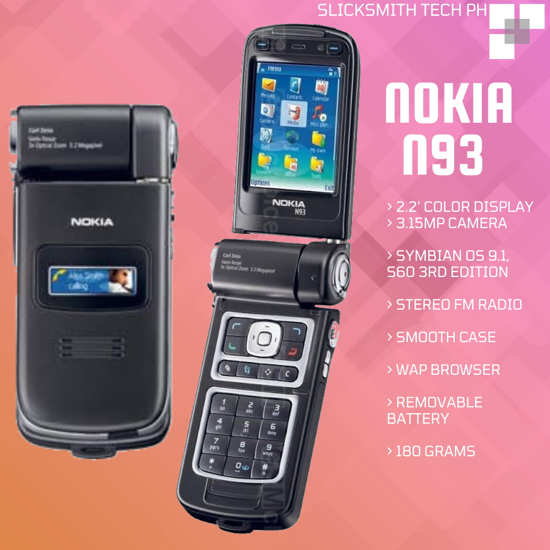 Original Nokia N93 Factory Unlock | Vintage Phone | Lazada PH