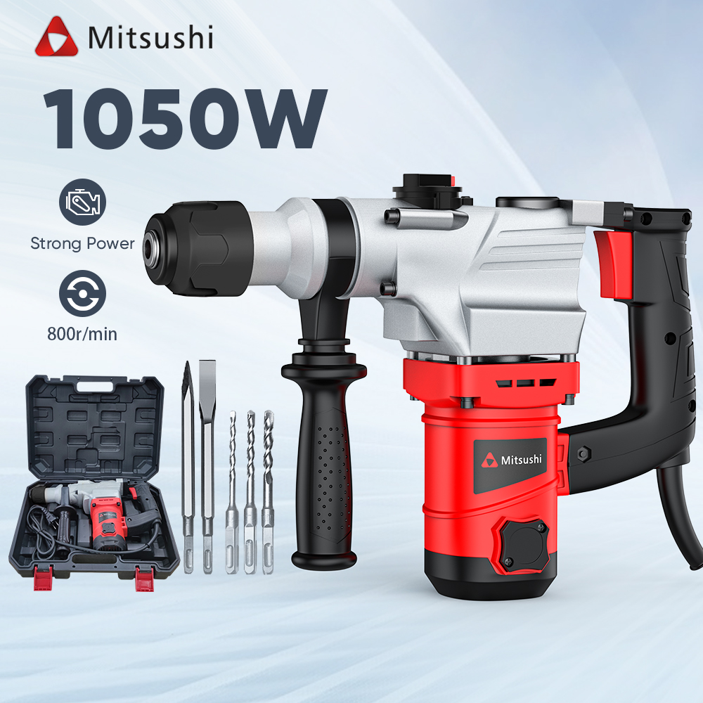 Mitsushi MDC2926A Industrial Rotary Hammer Drill Chipping Gun Concrete ...