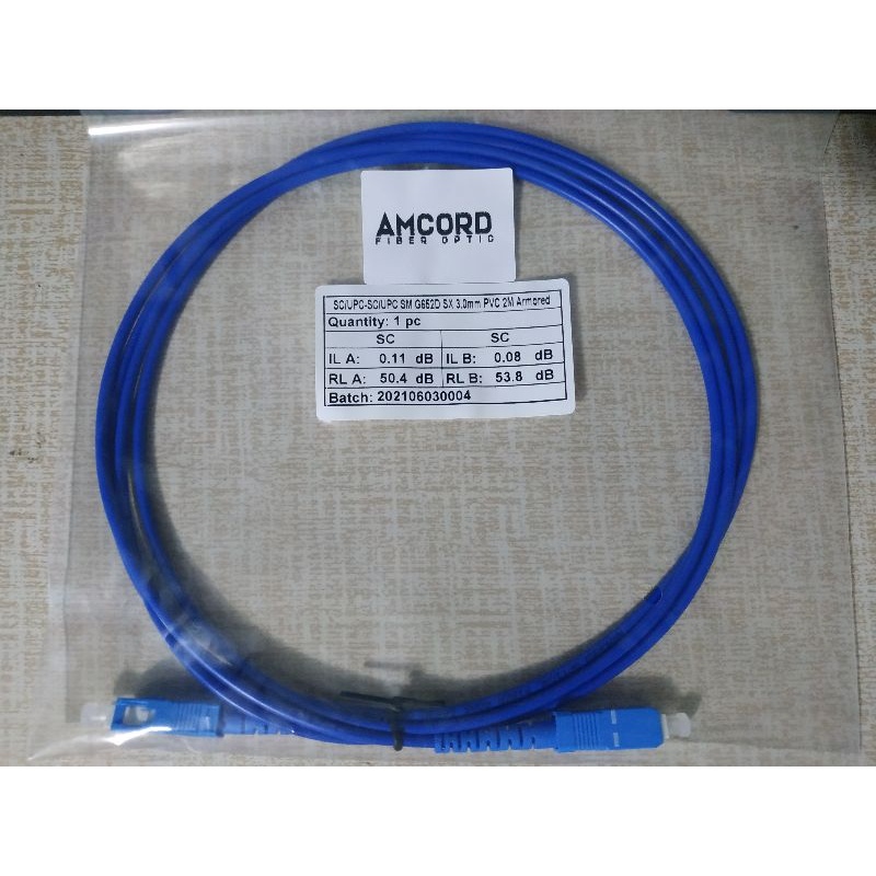 ARMORED PLDT Fiber Optic Patch Cord/Cable Anti-Rodent | Lazada PH