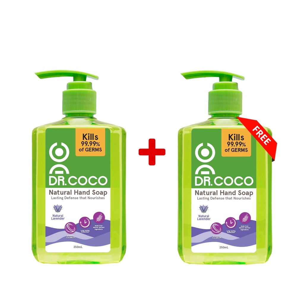 Dr. Coco Hand Soap Natural Lavender 250ml Bottle Free 250ml | Lazada PH