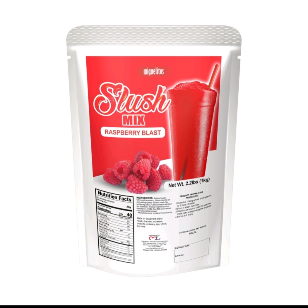 RASPBERRY SLUSH MIX POWDER (SLURPEE) 1KG | Lazada PH