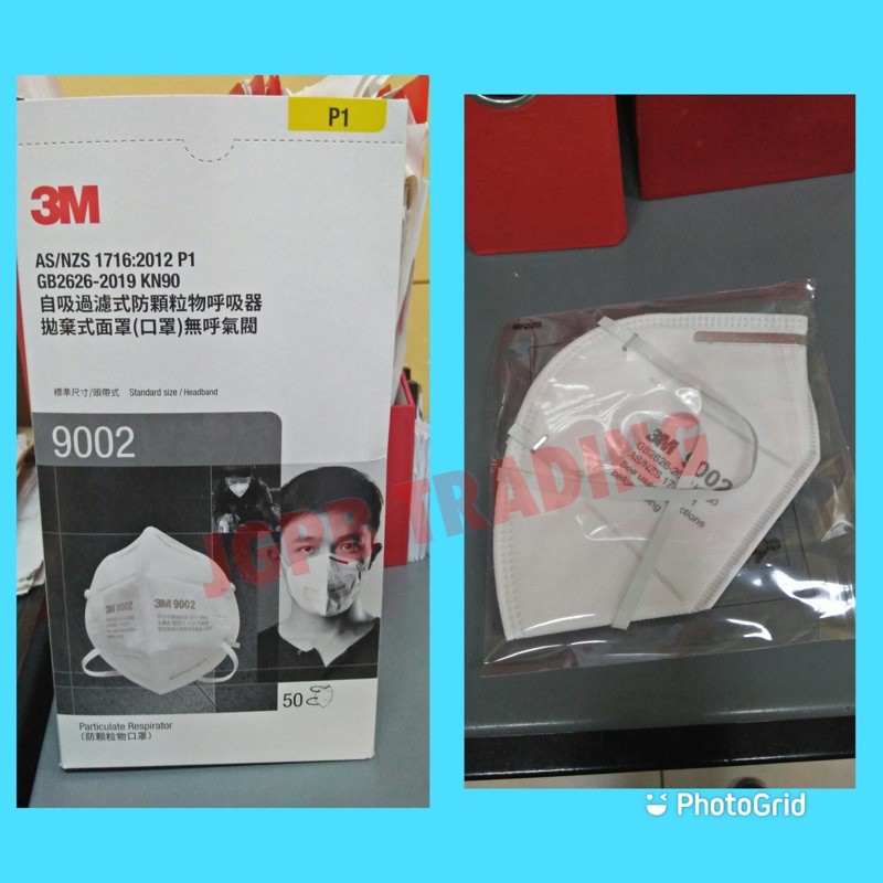 3M 9002 respirator by 50's | Lazada PH