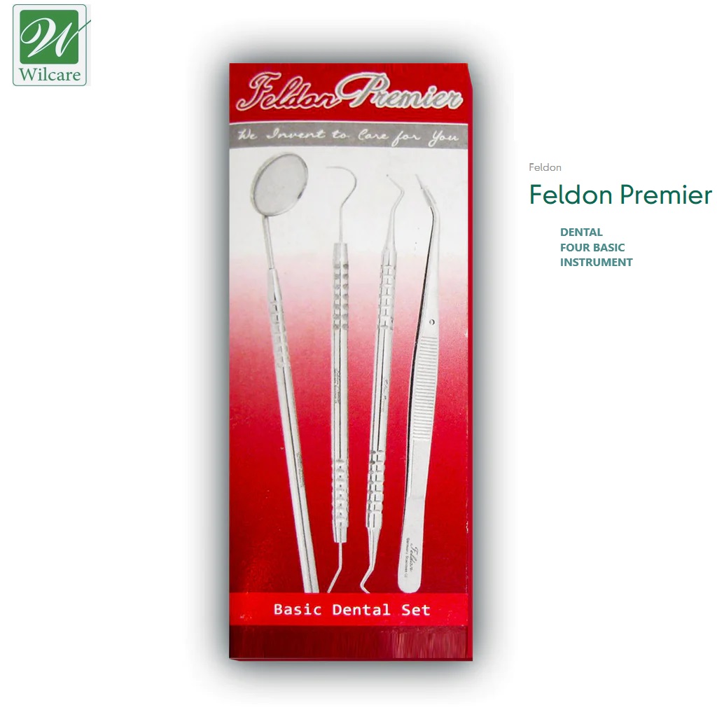 FOUR BASIC SET ~ FELDON 4 Basic Dental Instrument Set | Lazada PH