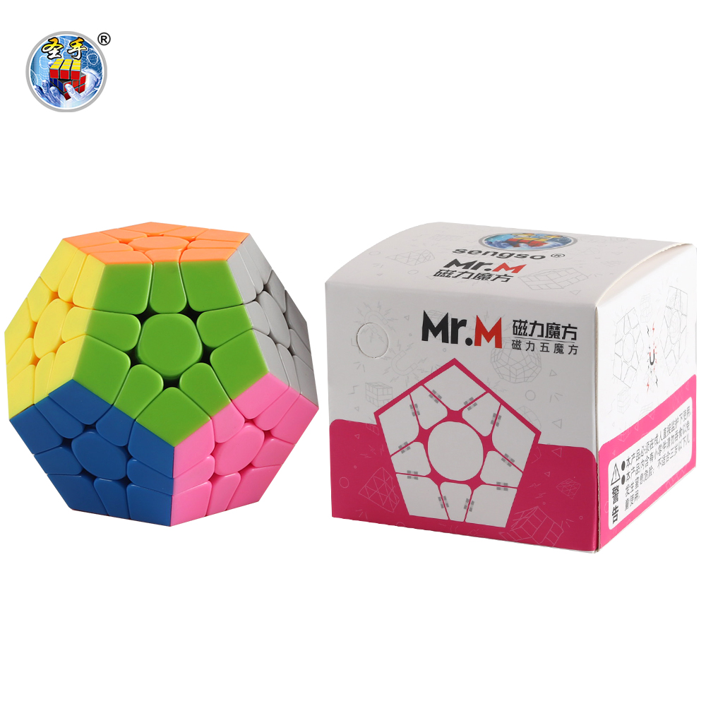 SENGSO magic cube Mr.M series (Magnetic Force)Polyhedron Educational ...