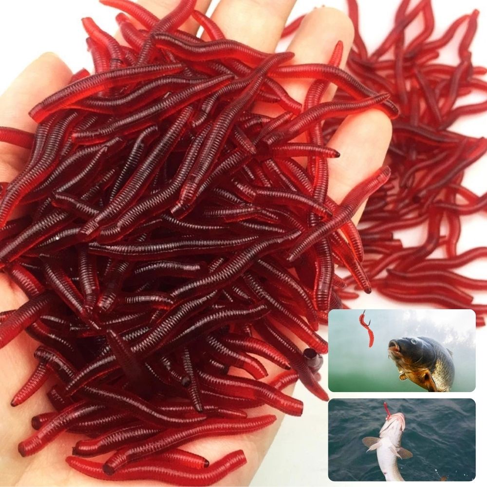 Best Price Suke 50pcs 100pcs 200pcs 4cm Tackle Fishy Smell Bass Fishing ...