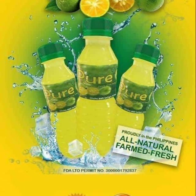 BEST SELLER!!! 3 Bottles Pure C ready to drink 500ml calamansi with ...