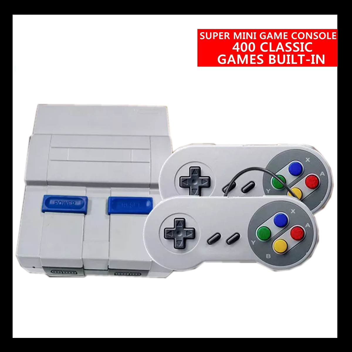 400 Built-in Classic Games SUPER MINI Classic Game Anniversary Edition ...