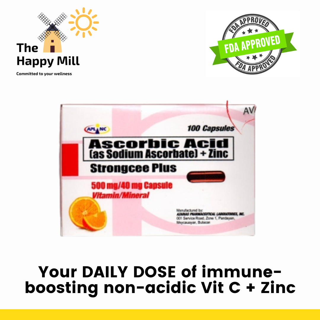 STRONGCEE PLUS (Vitamin C as Sodium Ascorbate with Zinc) 500mg/10mg ...