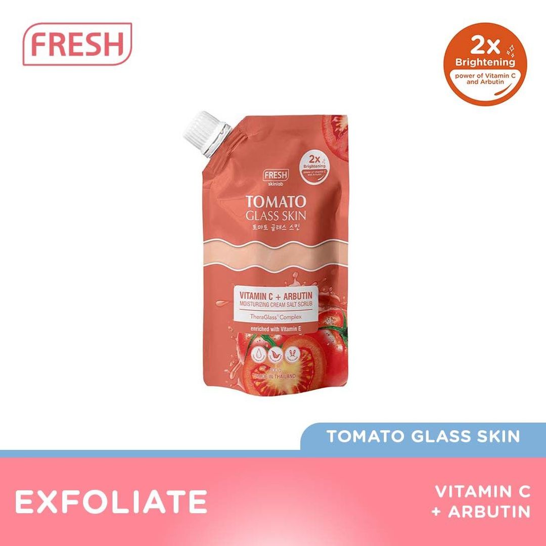 Fresh Skinlab Tomato Glass Skin Vitamin C + Arbutin Moisturizing Cream ...