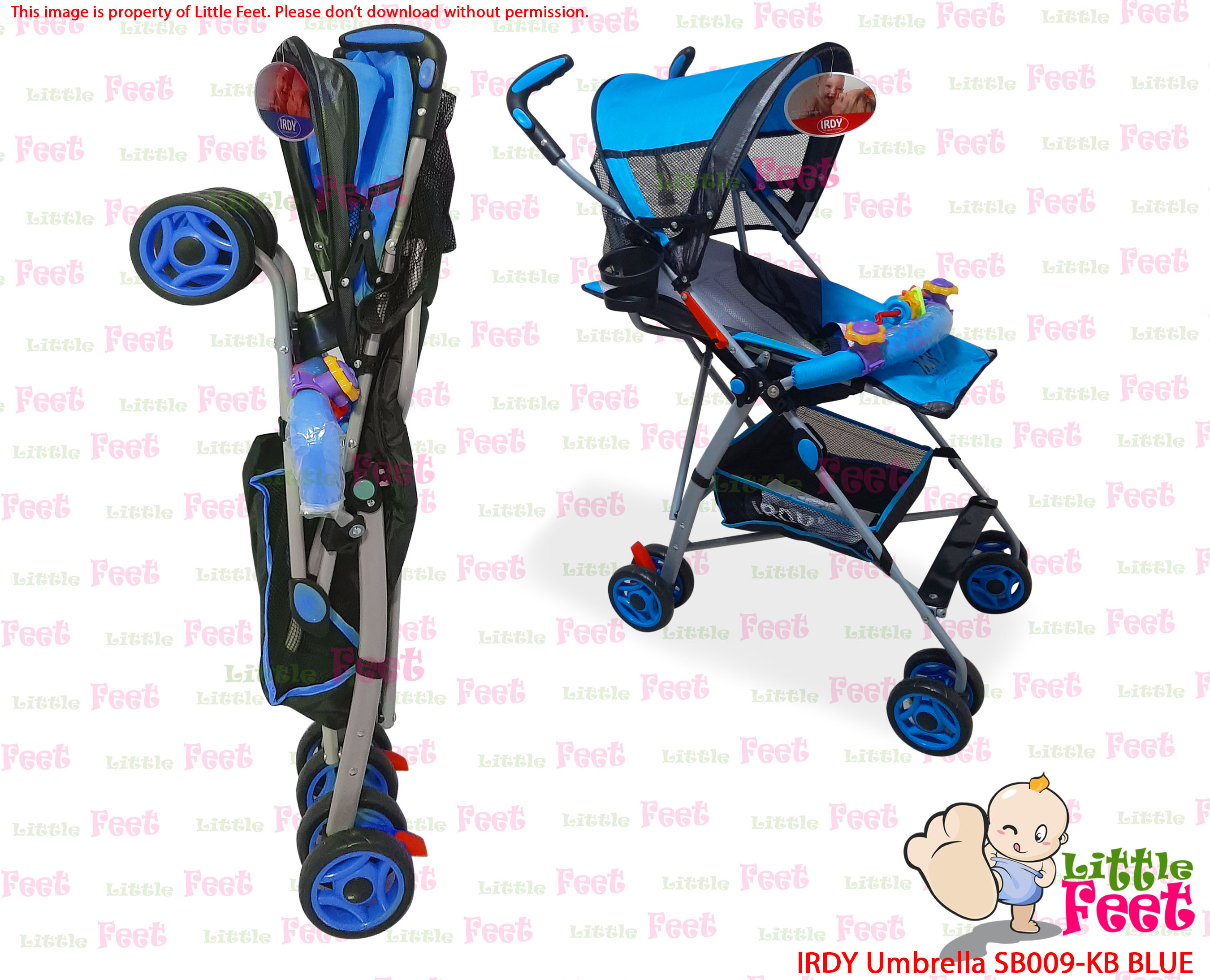 NEW IRDY Umbrella Stroller SB009-KB Quality Material - Reclinable ...