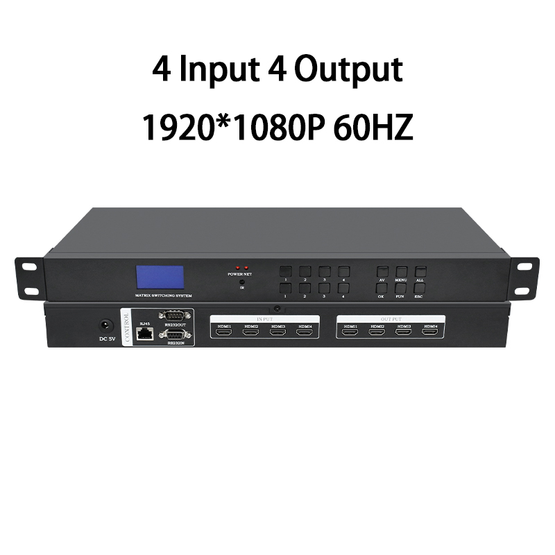 Video wall controller 4x4 8x8 8x16 16x16 16x32 Hd Audio/Video Matrix ...