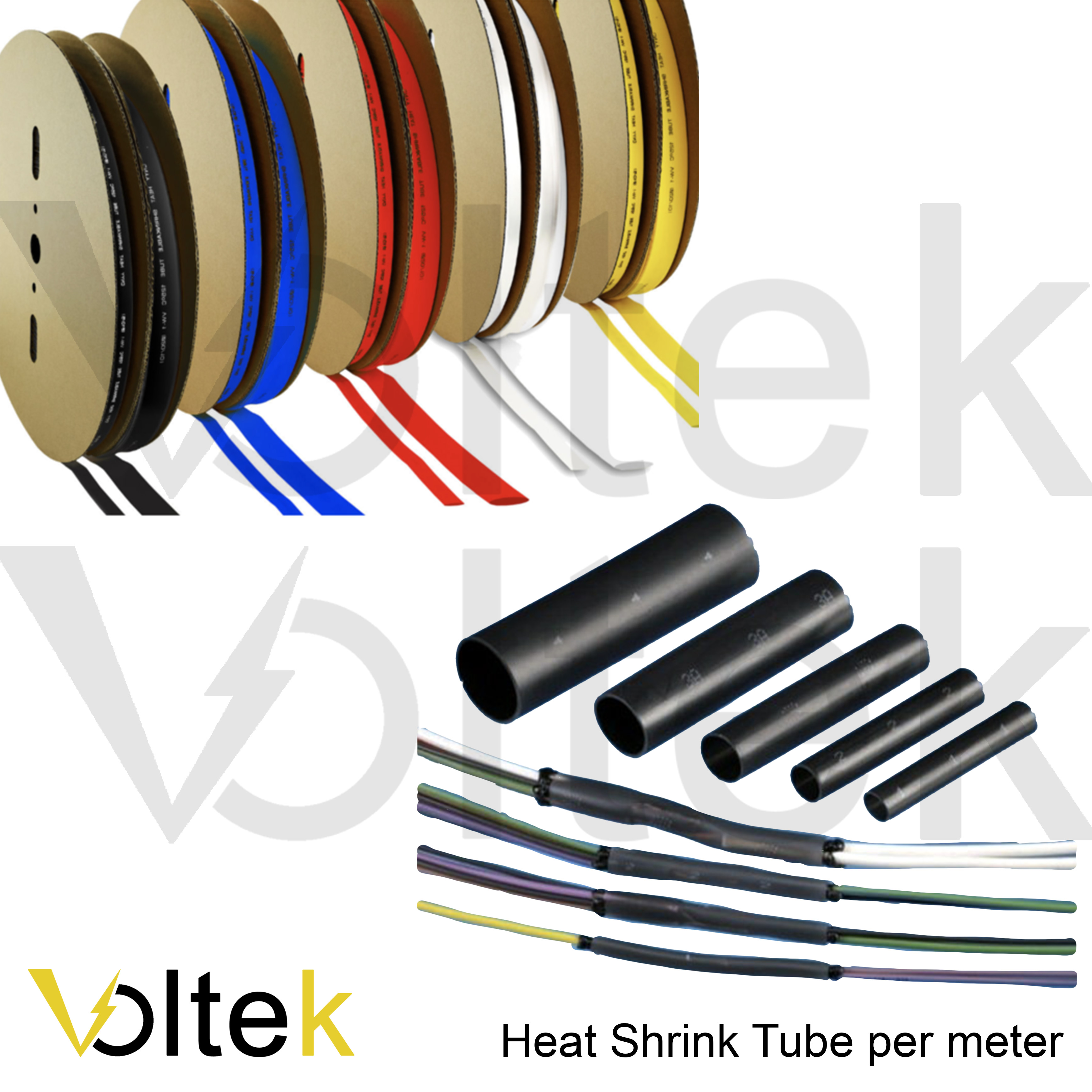 Heat Shrink tubing heat shrinkable sleeve insulation for wire sold per ...