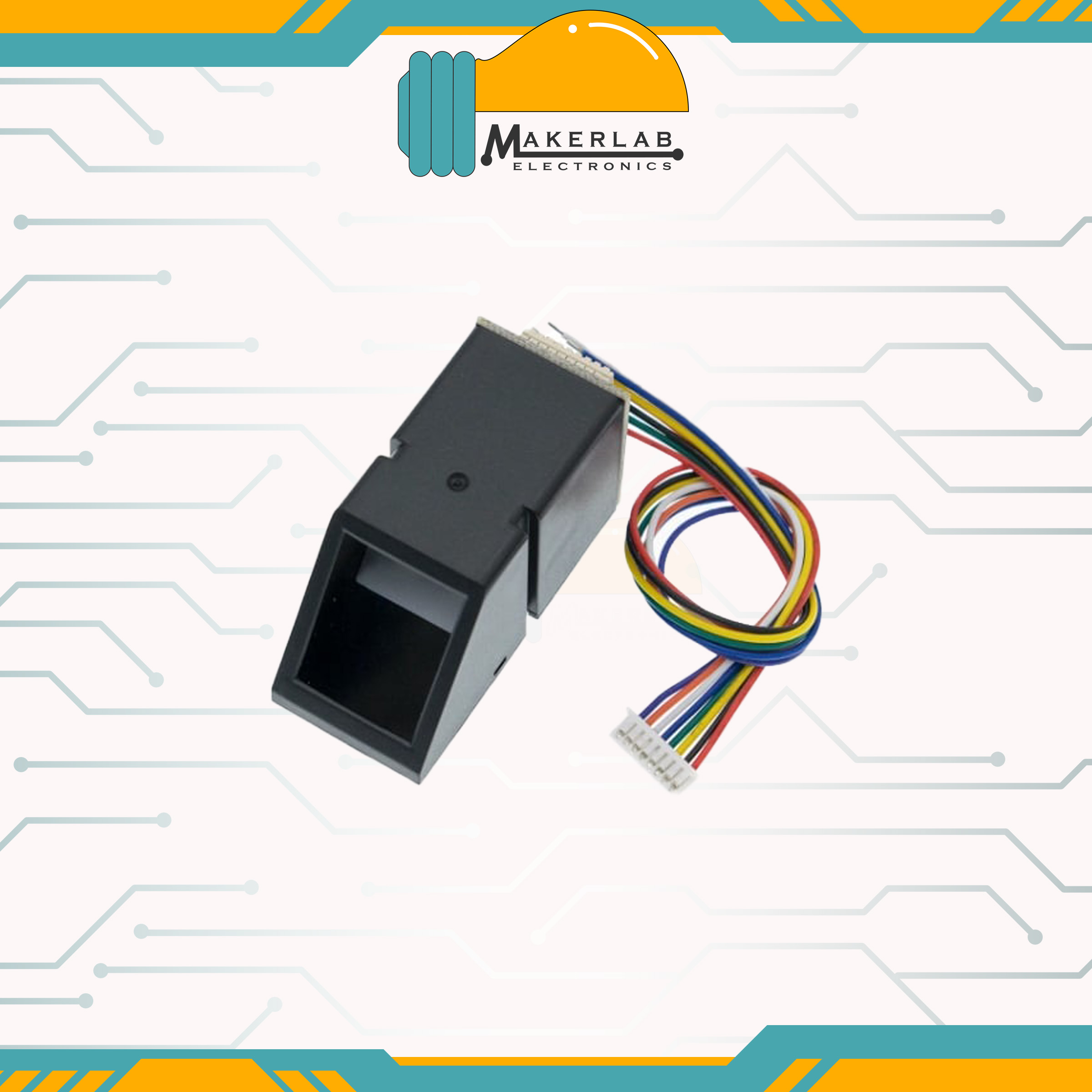 AS608 Fingerprint Reader Sensor Module Optical Fingerprint For Arduino ...