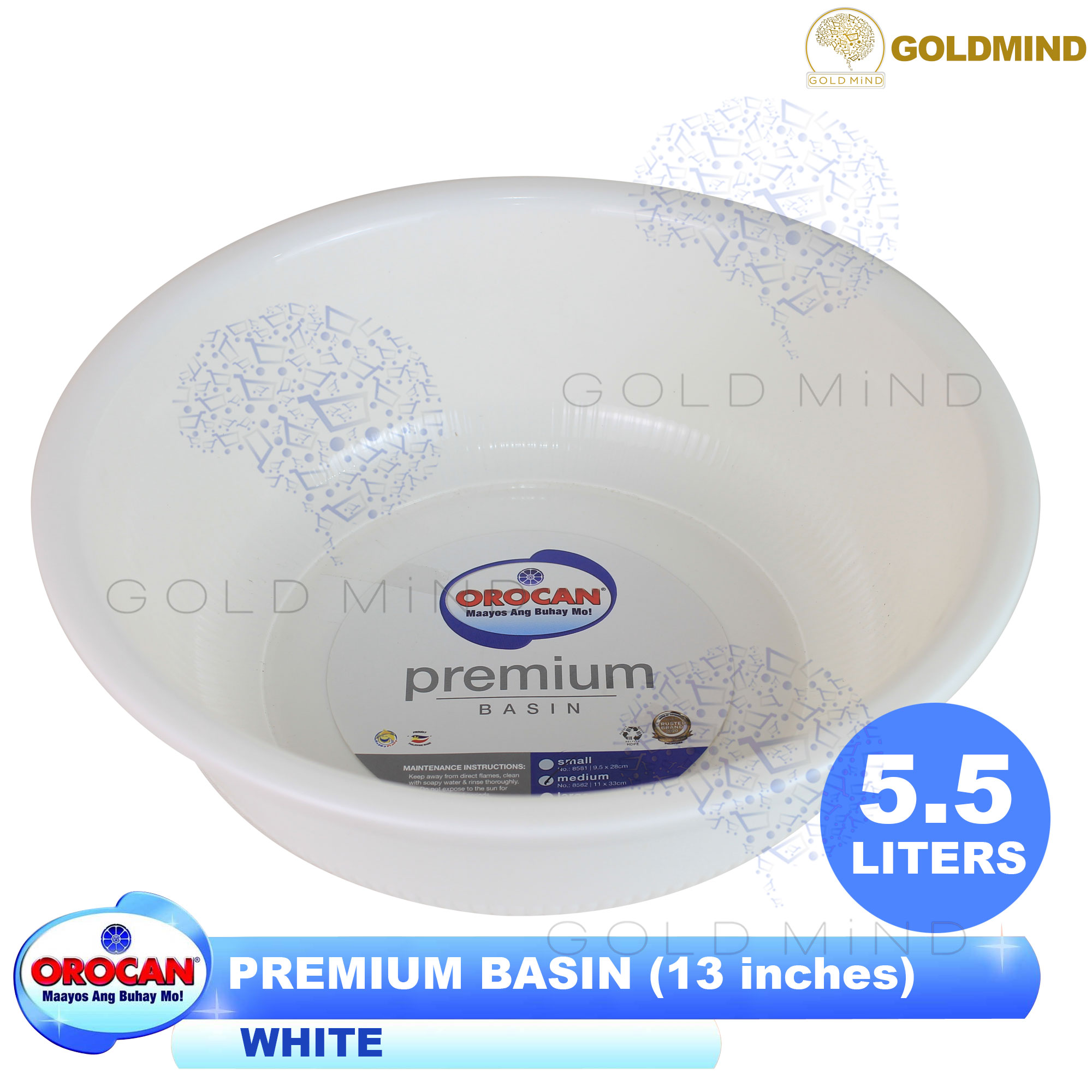 Orocan Premium Basin PLANGGANA (Blue,Green,White) 28 cm,33cm | Lazada PH