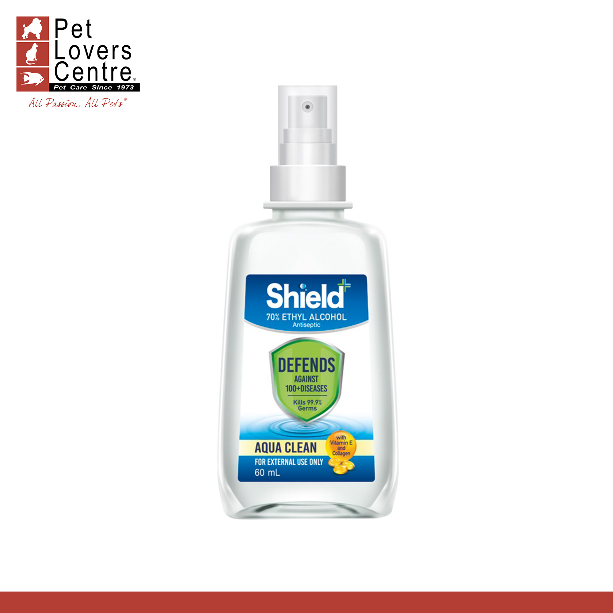 Shield Plus Ethyl Alcohol Aqua Clean 60ml | Lazada PH