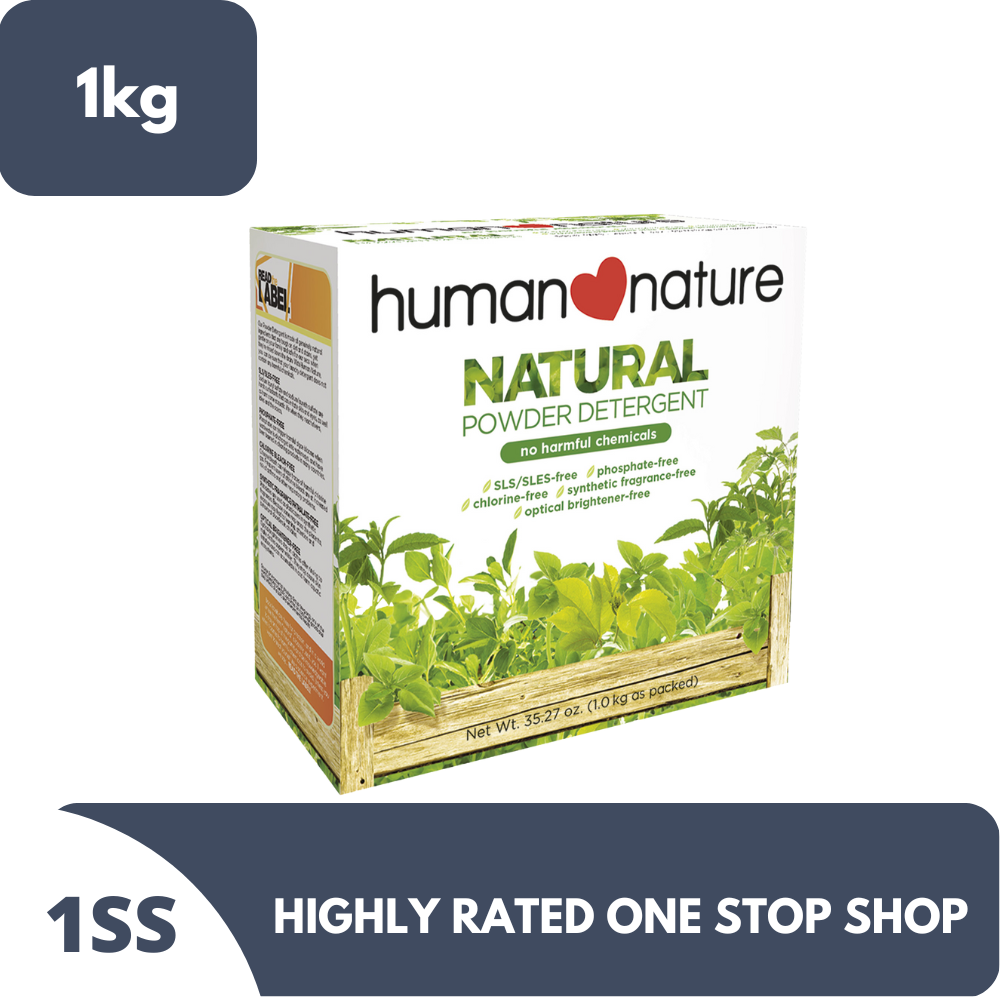 Human Nature Natural Powder Detergent 1kg | Lazada PH