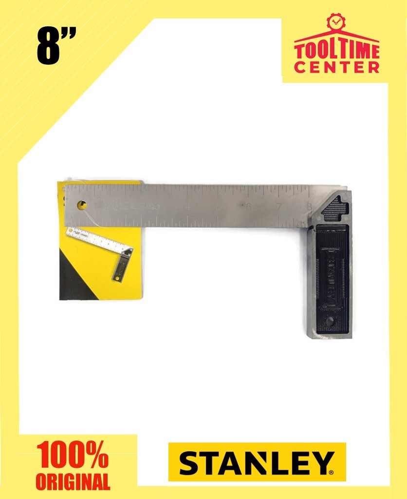 Stanley Try Square 6(STHT46530-8), 8(STHT46532-8), 10(STHT46534-8) & 12 ...
