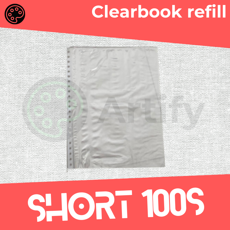 Clearbook Refill Clear Book Refill 10s 100s Thick or Thin [Artify ...