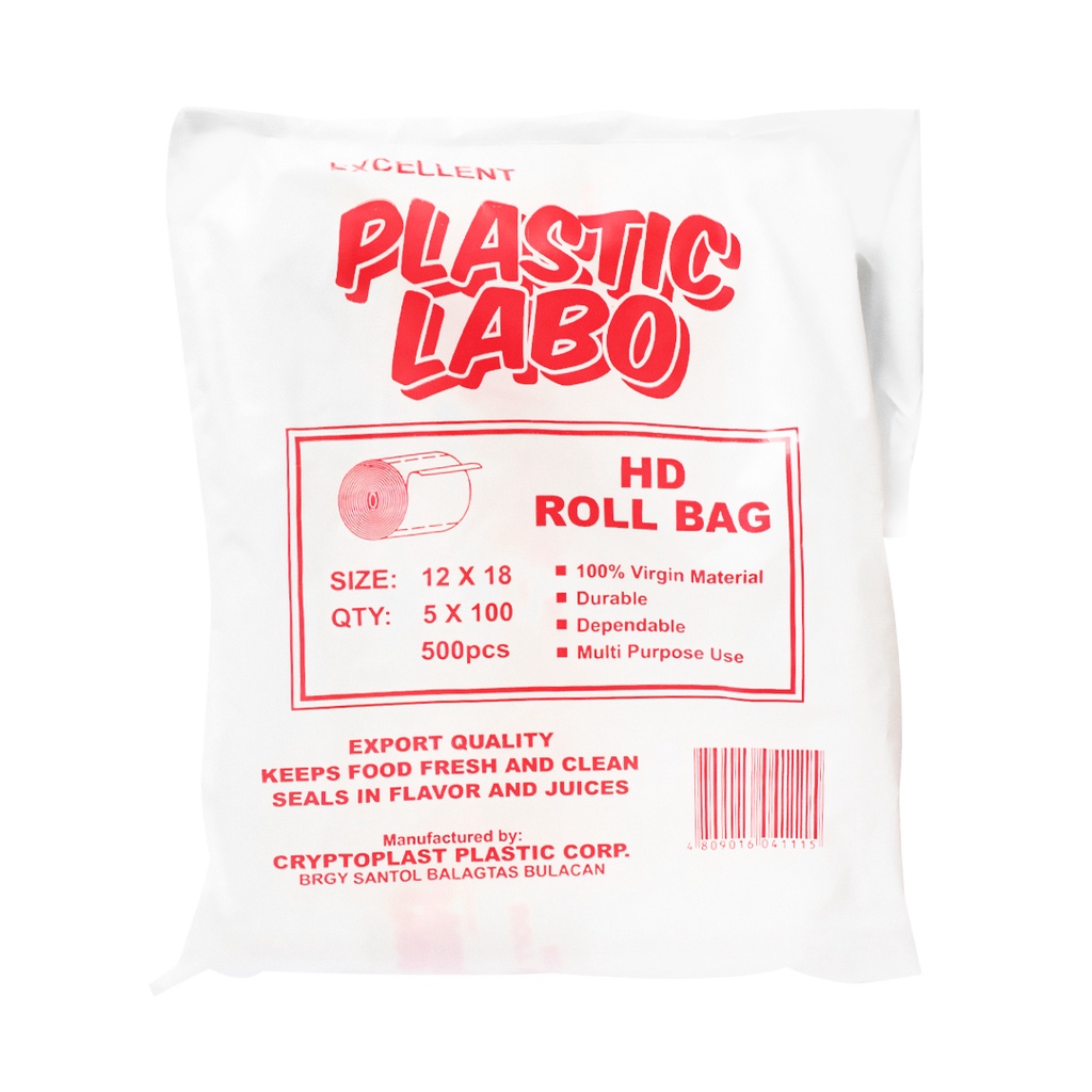 MyOnlineStore Excellent Plastic Labo HD Roll Bag (12x18) | Lazada PH