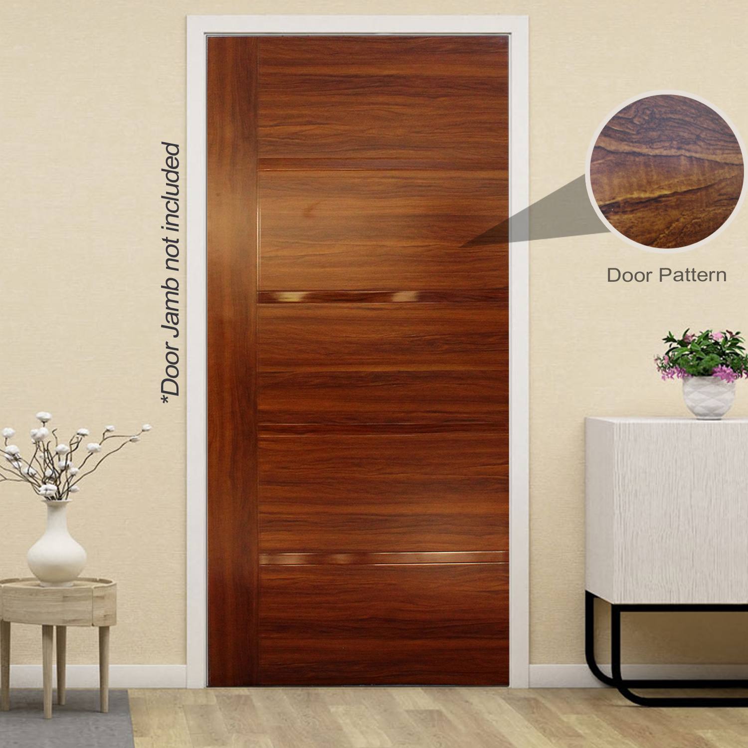 KRUZO MOKUDOA Sustainable Engineered Wood Door (LAKANBALEN) | Lazada PH