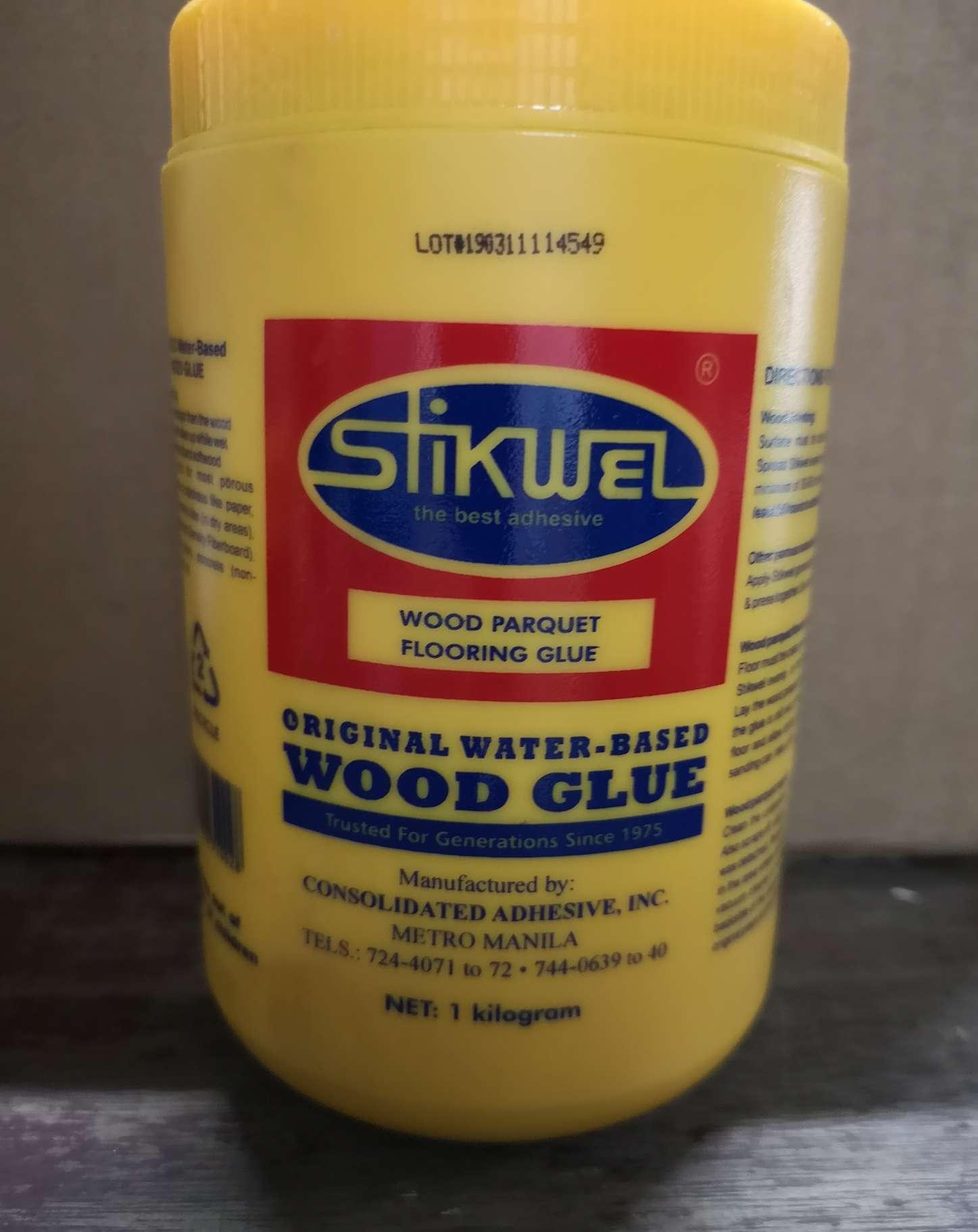 STICKWEL the best adhesive 1kilo wood parquet flooring glue waterbased ...