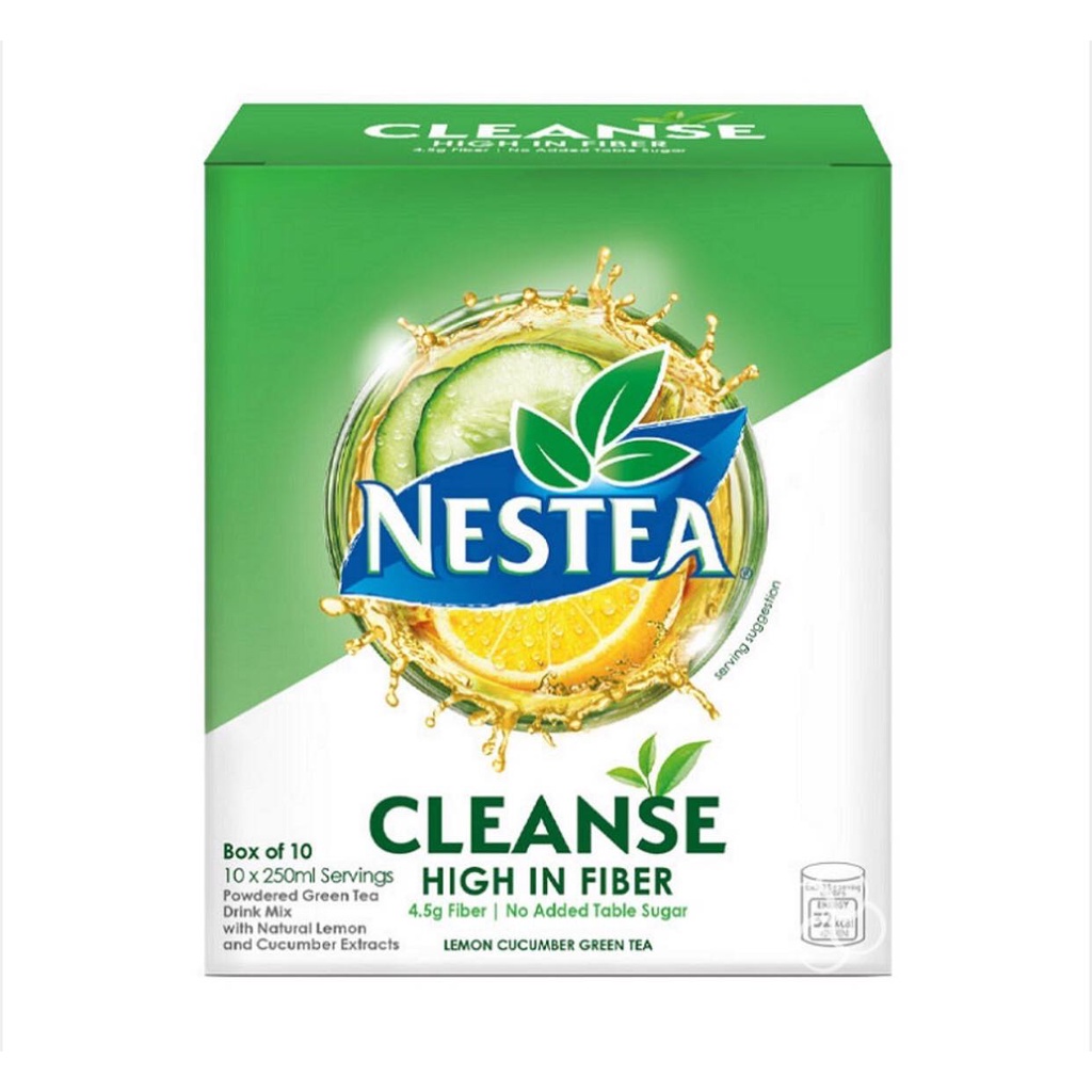 Nestea Cleanse Lemon Cucumber Powdered Green Tea 10 x 8.5g | Lazada PH