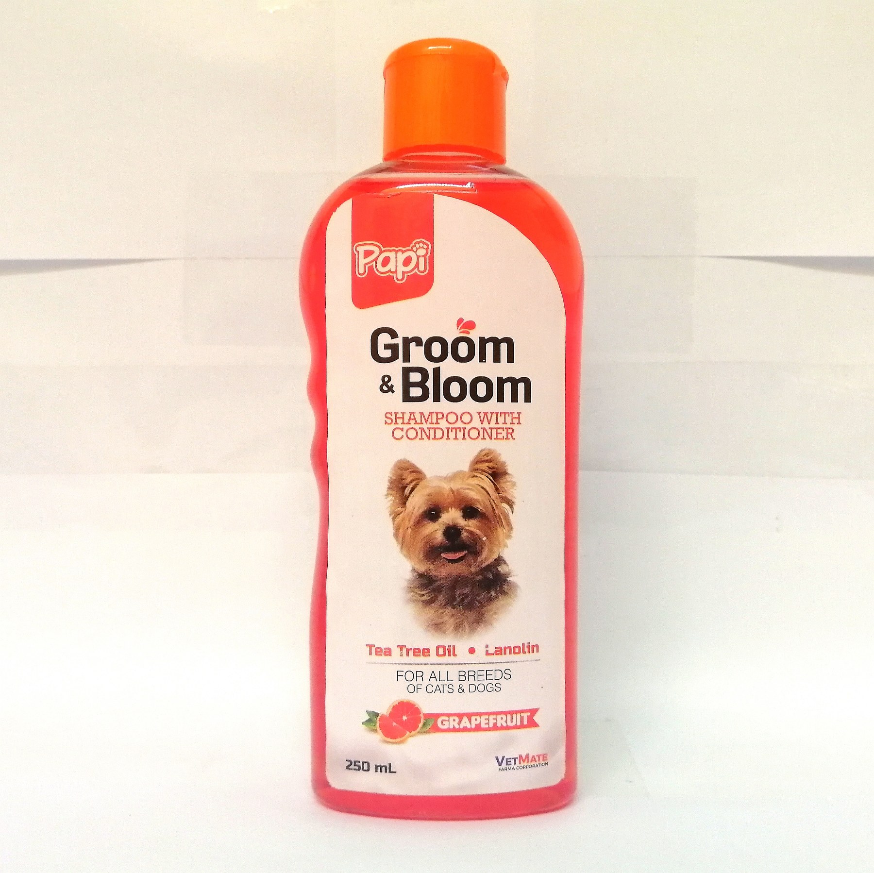 [VETKLIX] PAPI GROOM & BLOOM SHAMPOO WITH CONDITIONER 250ml / pet ...