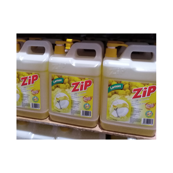 Zip Dishwashing lIquid Lemon 4L 1 bottle | Lazada PH