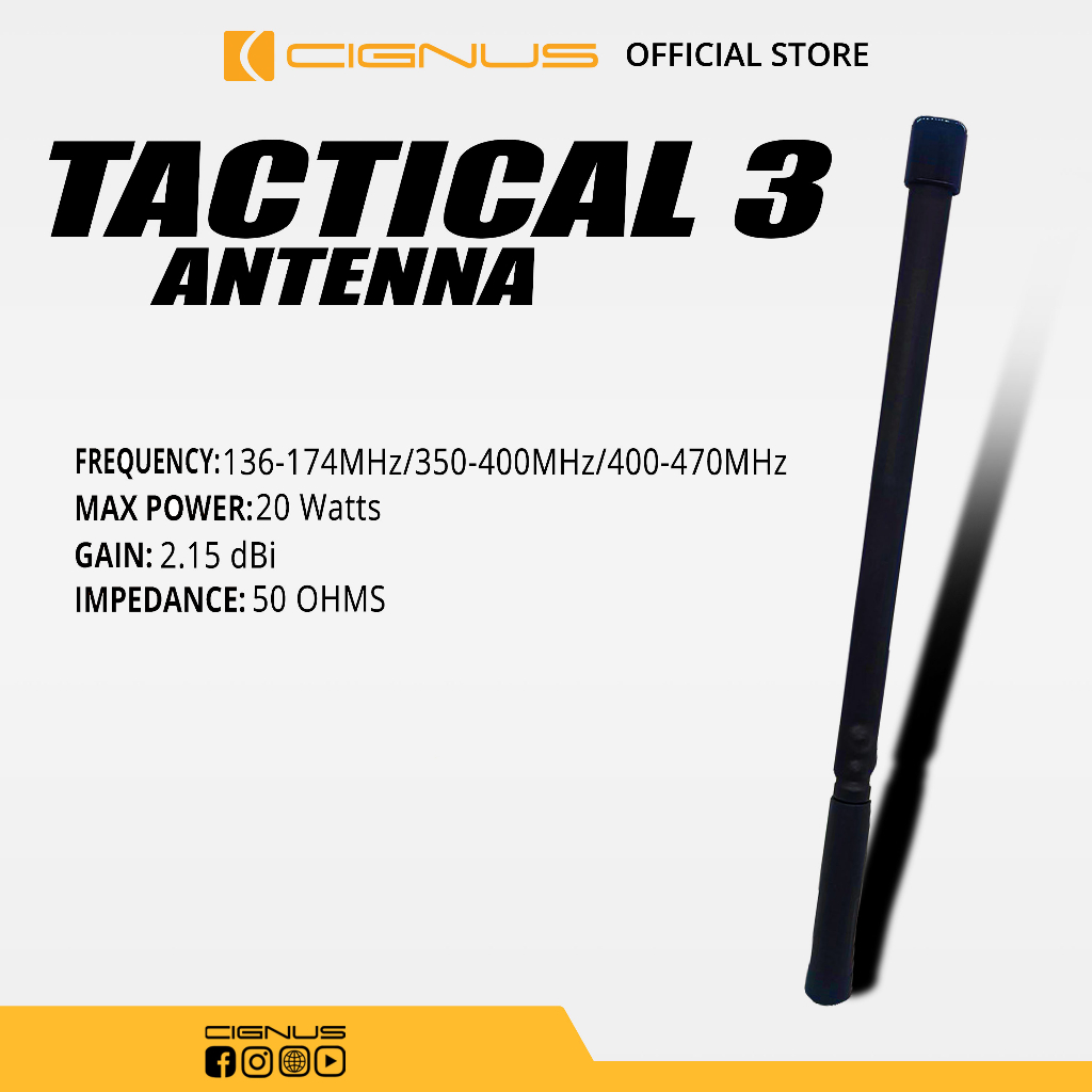 Cignus TACTICAL 3 ANTENNA | Lazada PH