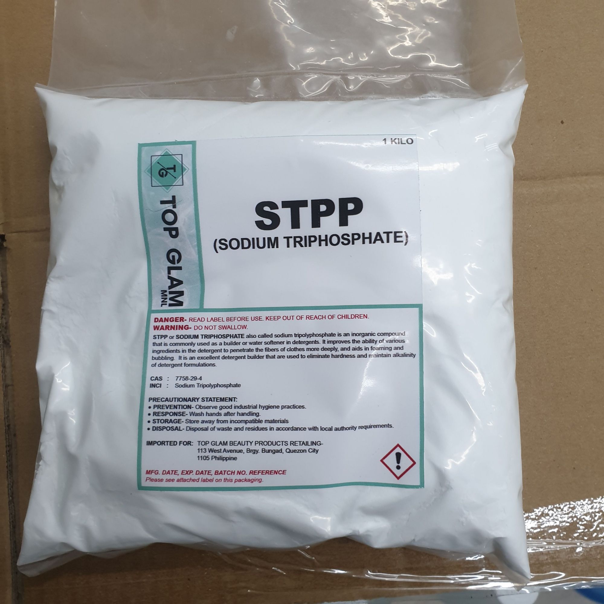 STPP Sodium Tripolyphosphate 1kg | Lazada PH