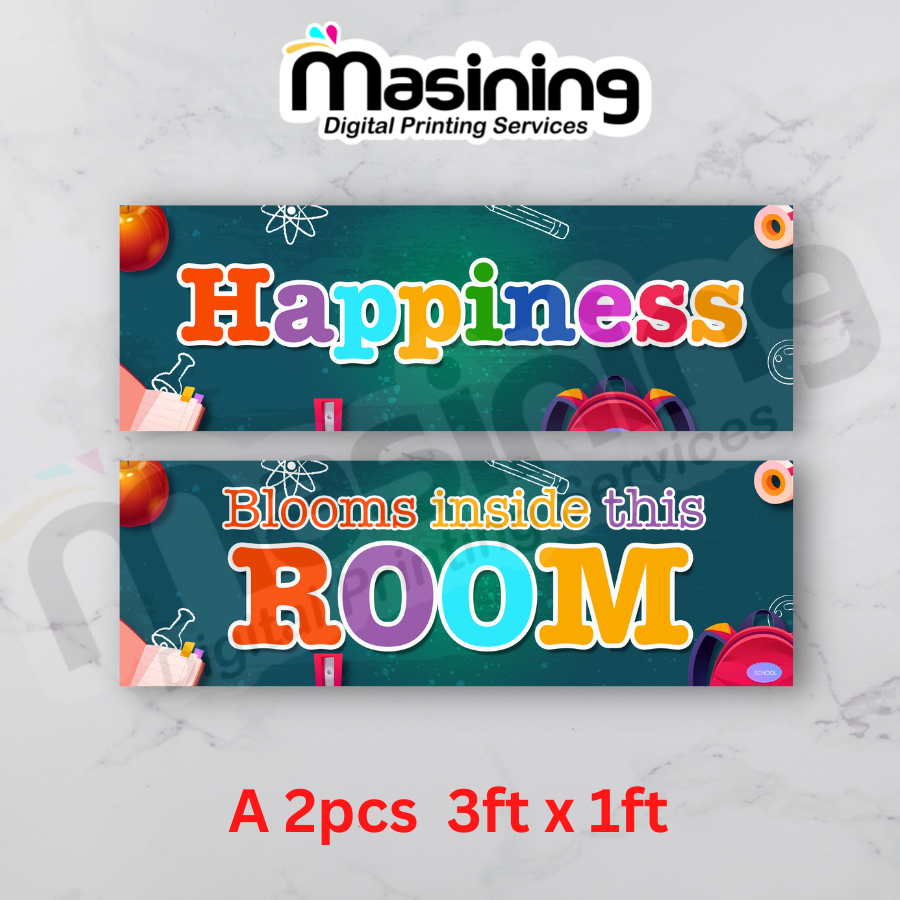 Welcome banner tarpaulin for classroom | Lazada PH