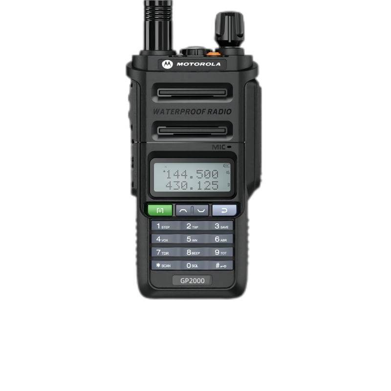 MOTOROLA GP2000 Walkie Talkie Portable Two-Way Radio UHF Transceiver ...