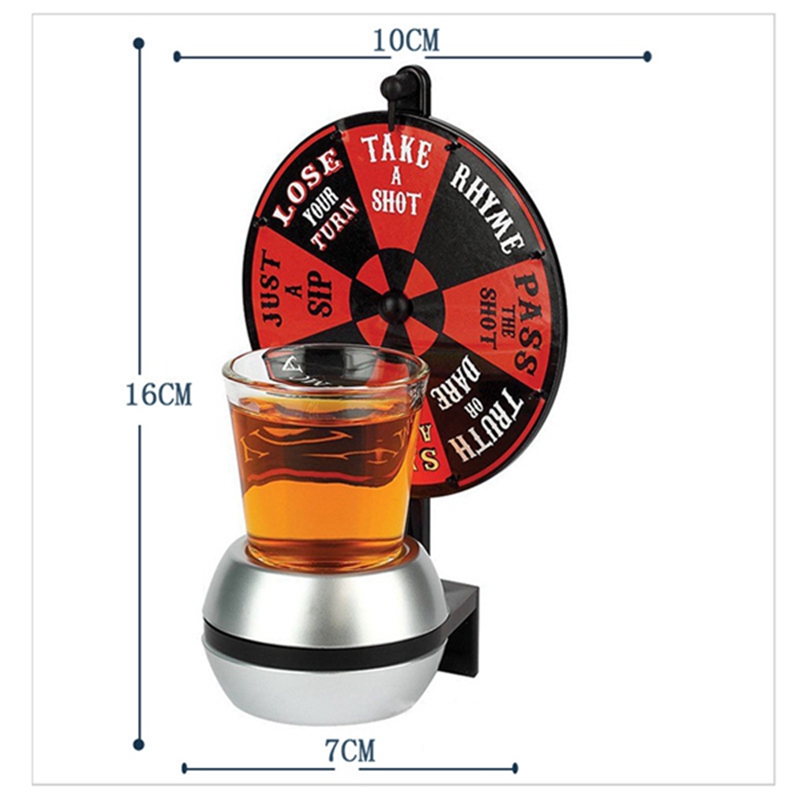Spin Turntable The Shot Glass Drinking Game Fun Party Turntable Toys ...