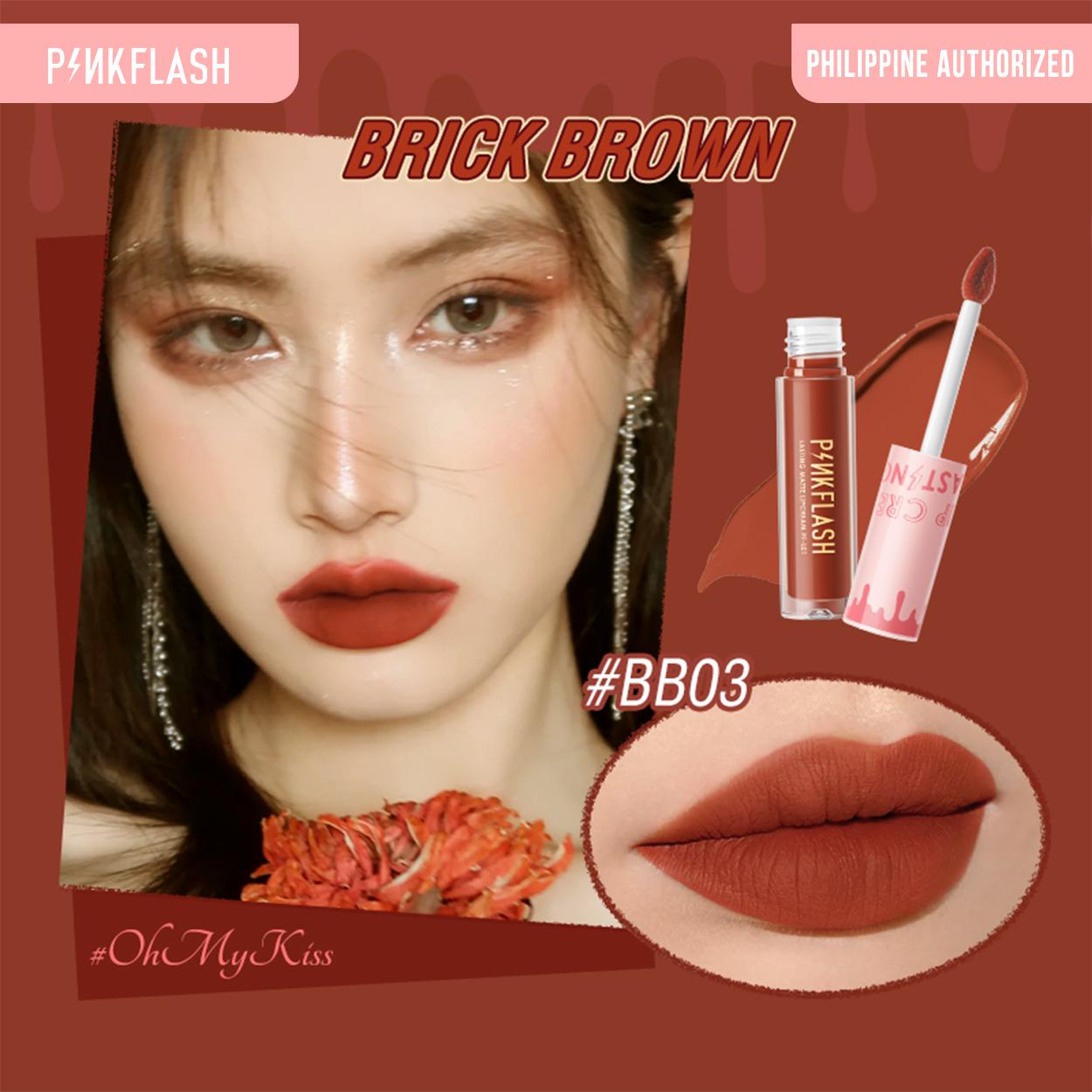 PINKFLASH OhMyKiss Matte Liquid Lipstick VE Lightweight Moisturizing Waterproof Lip Tint | Lazada PH