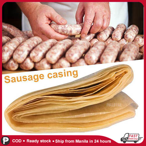 2.5m*30mm Sausage Casing Tube Casing for Sausage Maker Machine Hot Dog ...