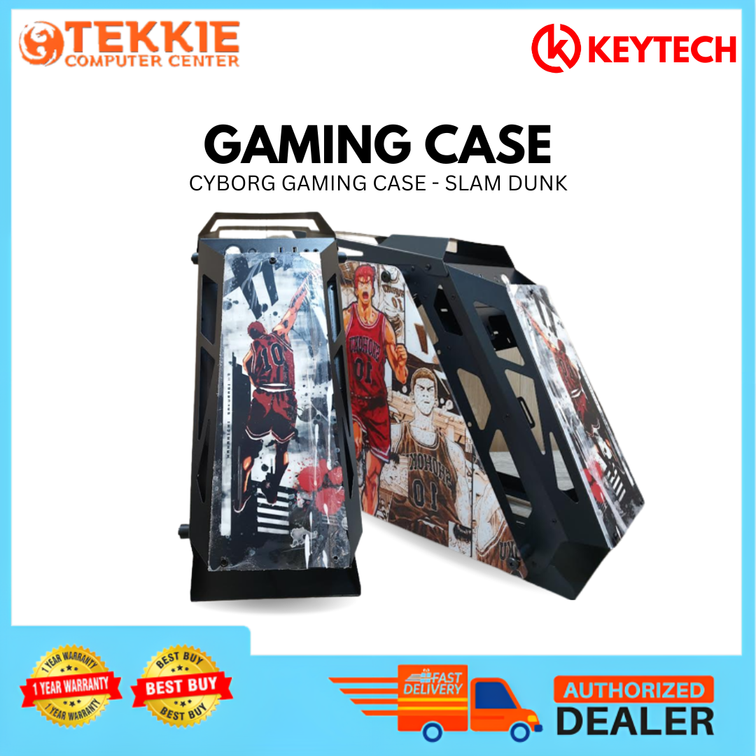 SlamDunk Cyborg Robot Gaming case Mid tower Keytech | Lazada PH