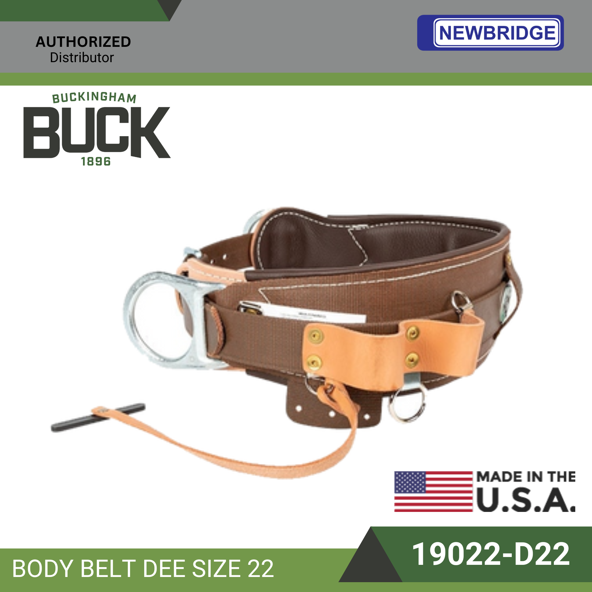 Buckingham Lineman Safety ,Body Belt 19022-D23 by Newbridge | Lazada PH