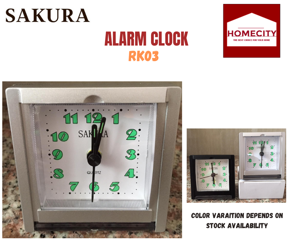 SAKURA ALARM CLOCK RK | Lazada PH
