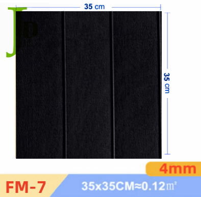 10PCS/SET Wallpaper Wood Design for Wall 35X35CM Foam Wood Wallpaper ...