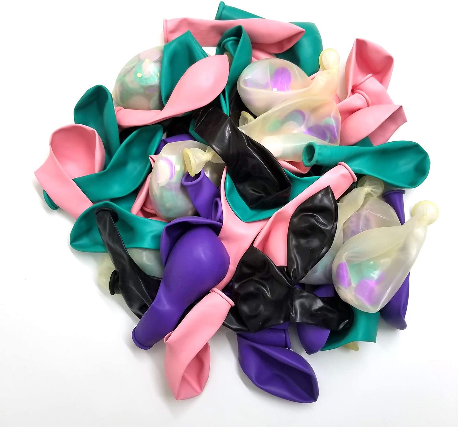 balloon for birthday party set Mermaid Balloons Pack of 100,Purple Pink ...