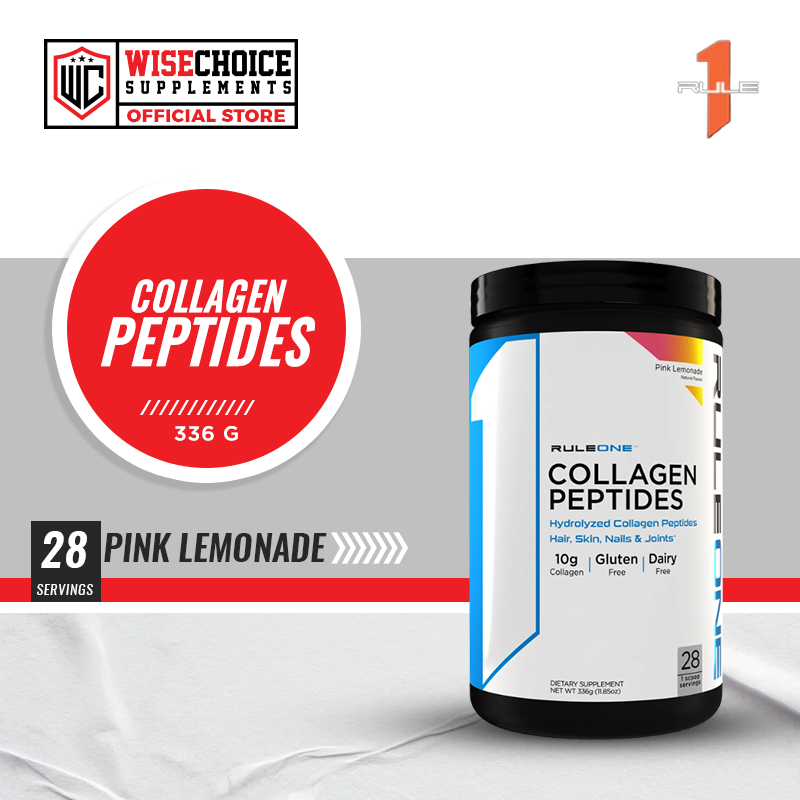 RULE 1 COLLAGEN PEPTIDES 28 SERVINGS PINK LEMONADE | Lazada PH