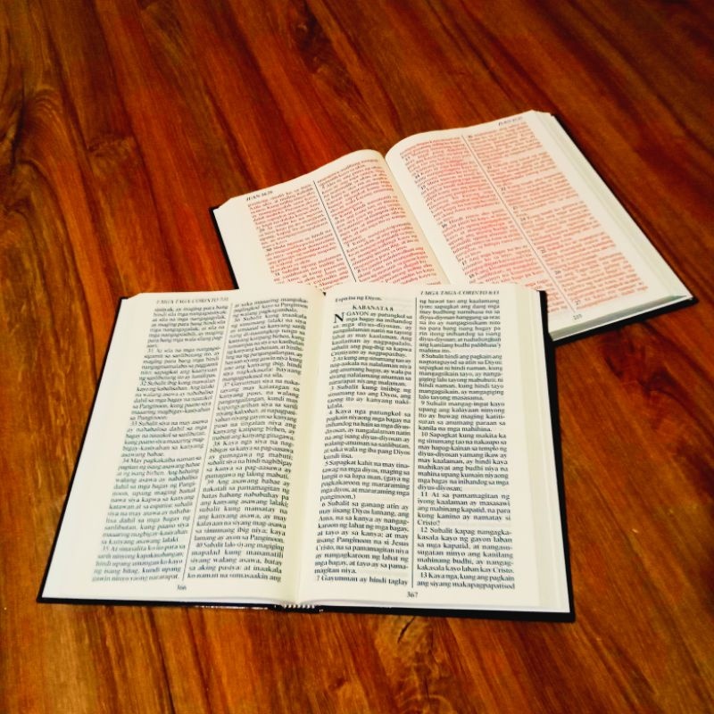 GIANT PRINT HOLY BIBLE Filipino Book Hardbound TAGALOG KJV New ...