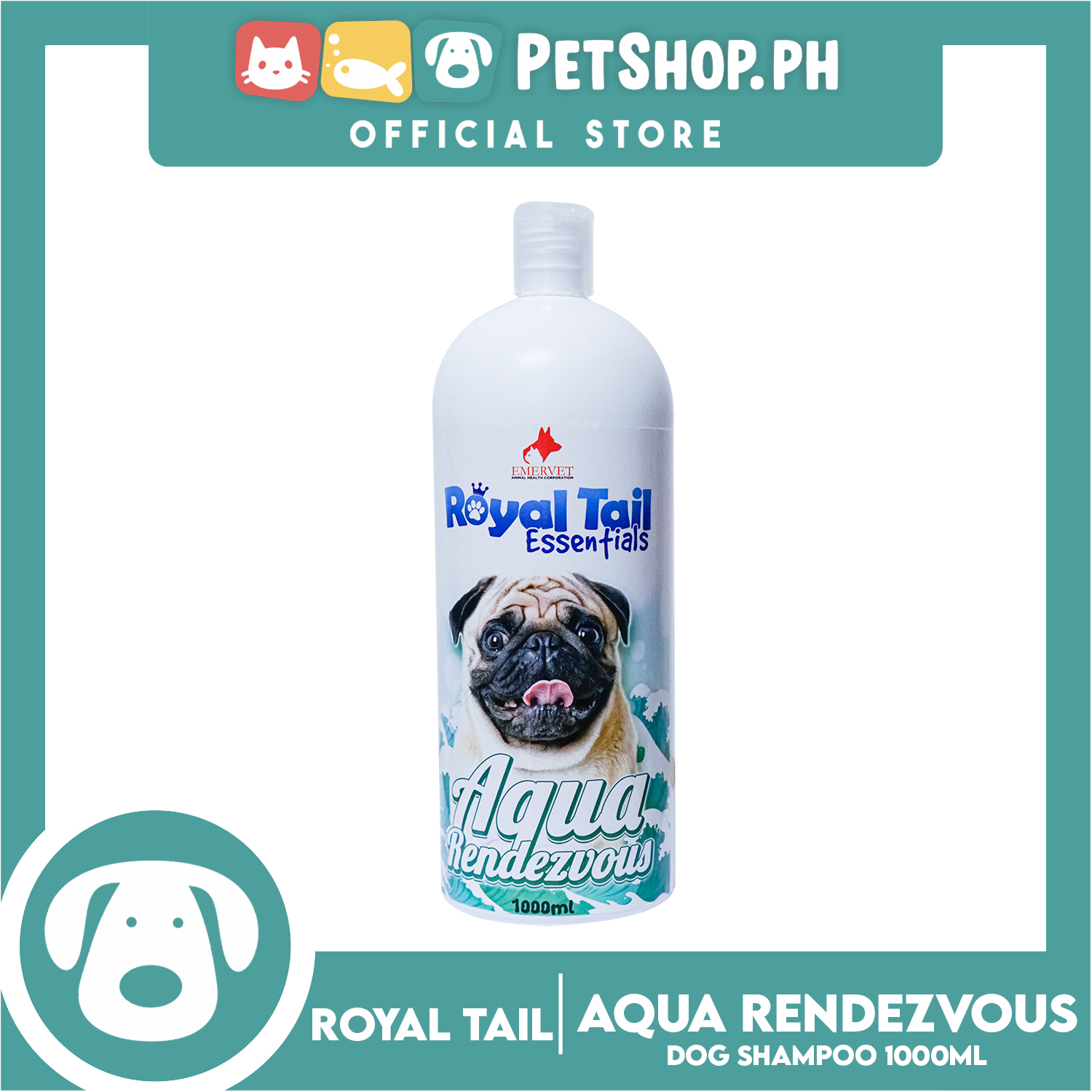 Royal Tail Essentials Dog Shampoo (Aqua Rendezvous) 1 Liter | Lazada PH