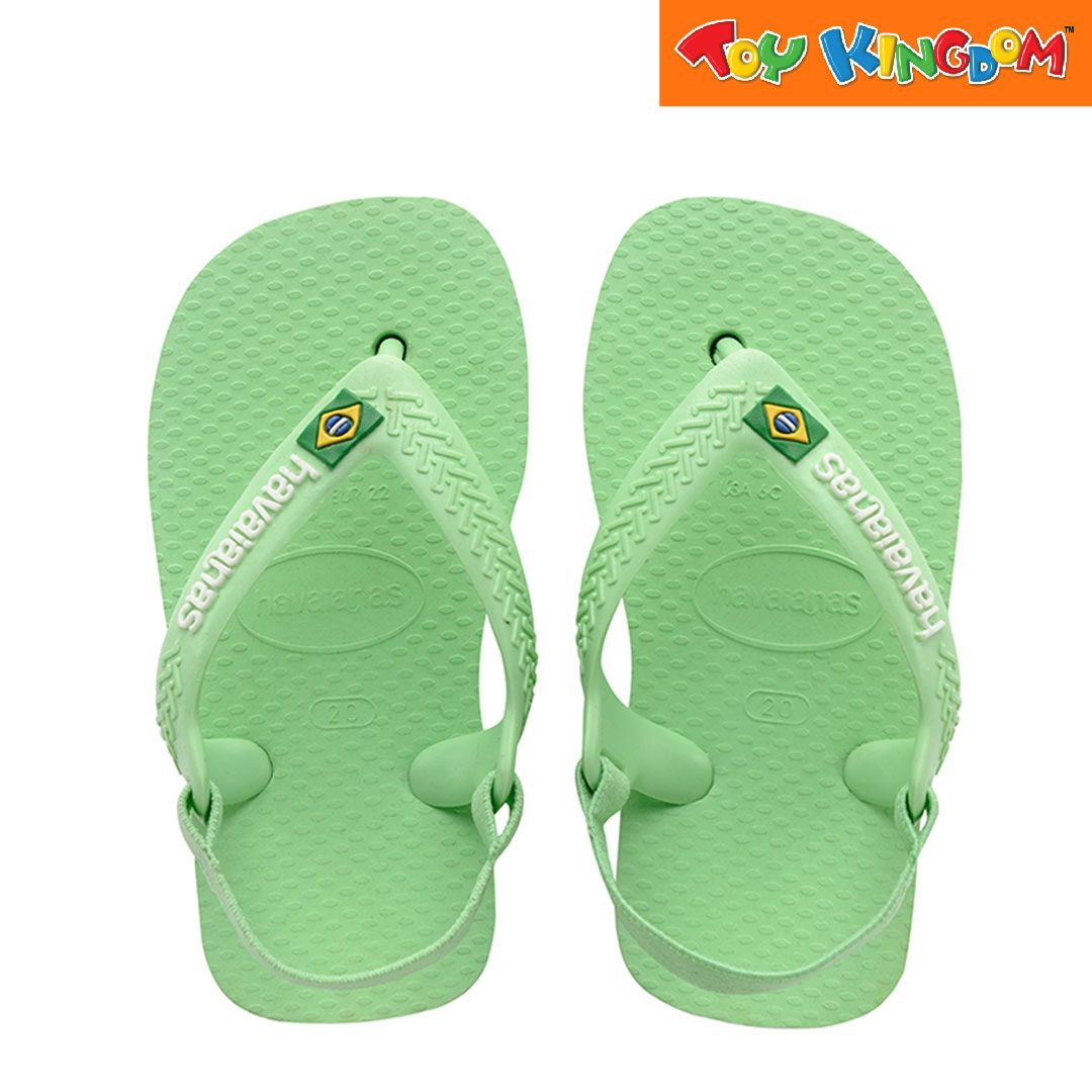 Havaianas New Baby Brasil Logo Hydro Green 25/26 Flip Flops | Lazada PH