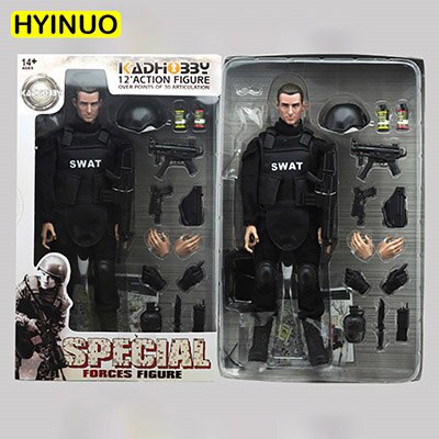 6 Models 1/6 Scale Plastic Camouflage Toy Gun Military Model Action ...