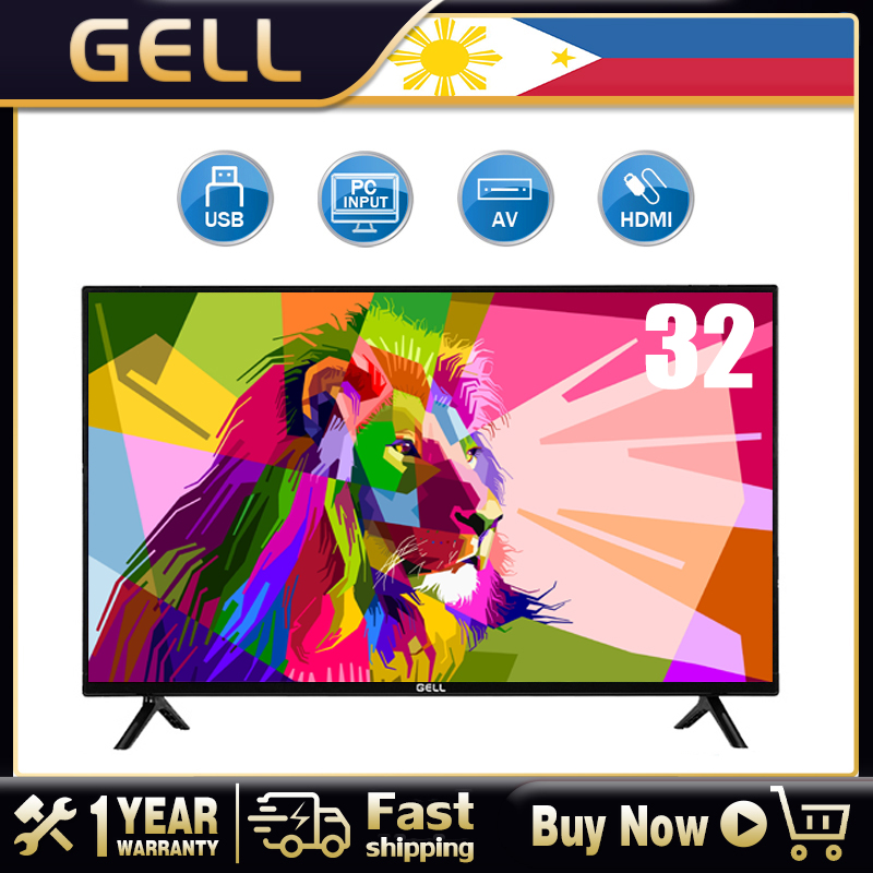 GELL 32 INCH LED TV flat screen tv on sale HDMI/USB/AV | Lazada PH
