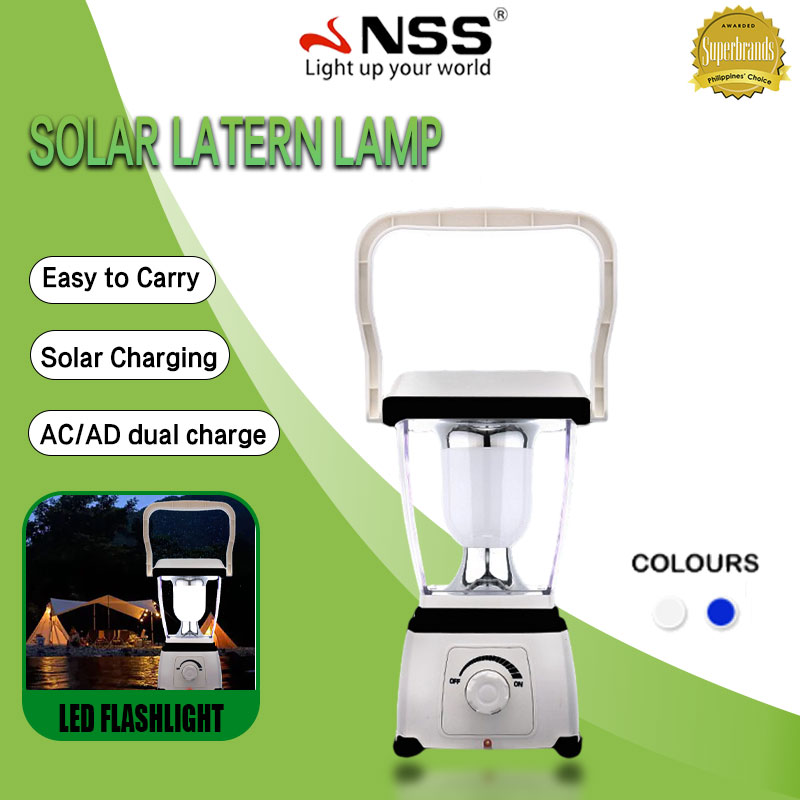 Nss AC Recharge Seat Solar Rechargeable Table Lamp Emergency Light ...