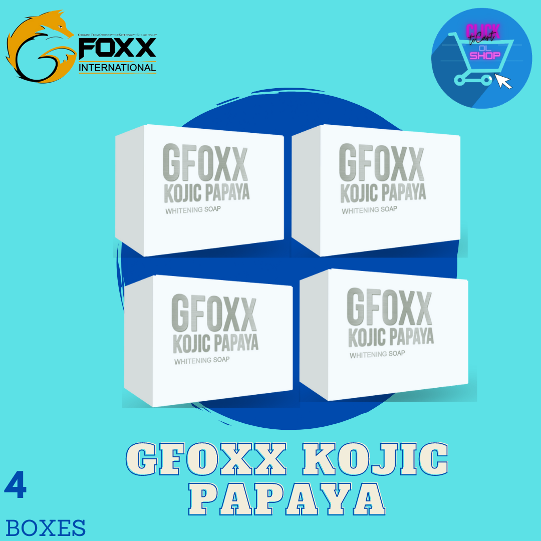ORIGINAL Gfoxx Kojic Soap [ 4 boxes ] - Catrionas Collection | Lazada PH